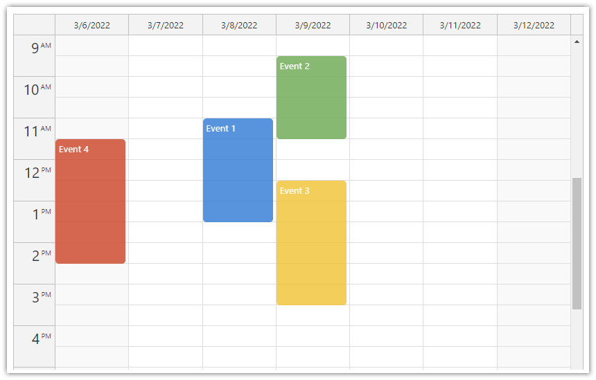 React Event Calendar DayPilot Documentation Scheduling Components 
